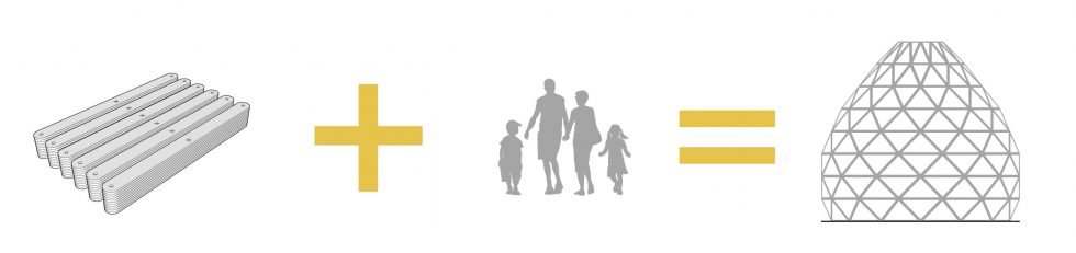 Zome building kit - Large | Giant Grass